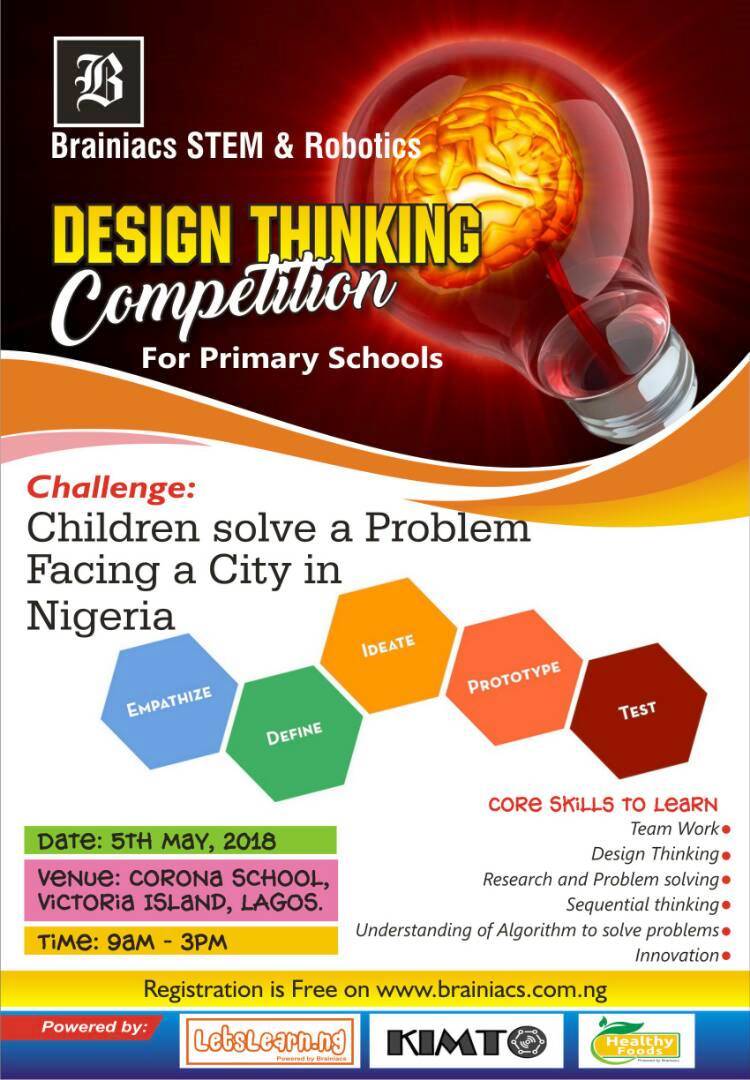 Lagos hosts Brainiacs CityX Design Thinking Competition for pre-teens ...