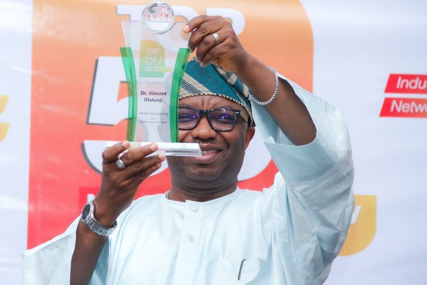 NDPB boss Olatunji lauds Pantami for foresight at Nigeria’s Top 50 ...