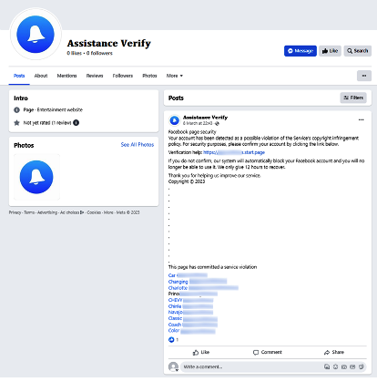 Scammers pose as Meta on over 3,200 fake profiles in Facebook account takeover ploy — Group-IB ...